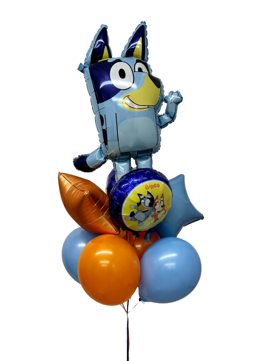 Bluey (Extra Deluxe Bouquet) Kids Birthday Balloons – Cutie Balloons