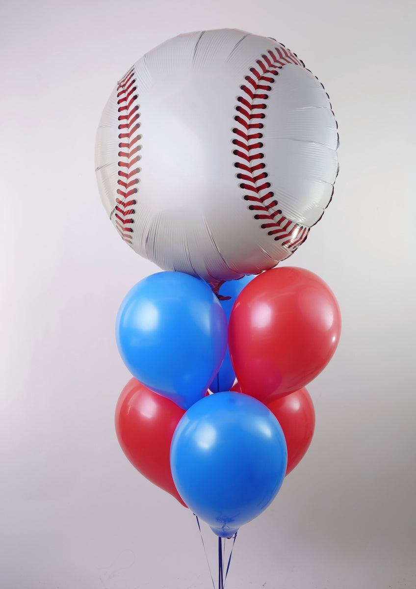 Deluxe Baseball Balloon Bouquet – Cutie Balloons