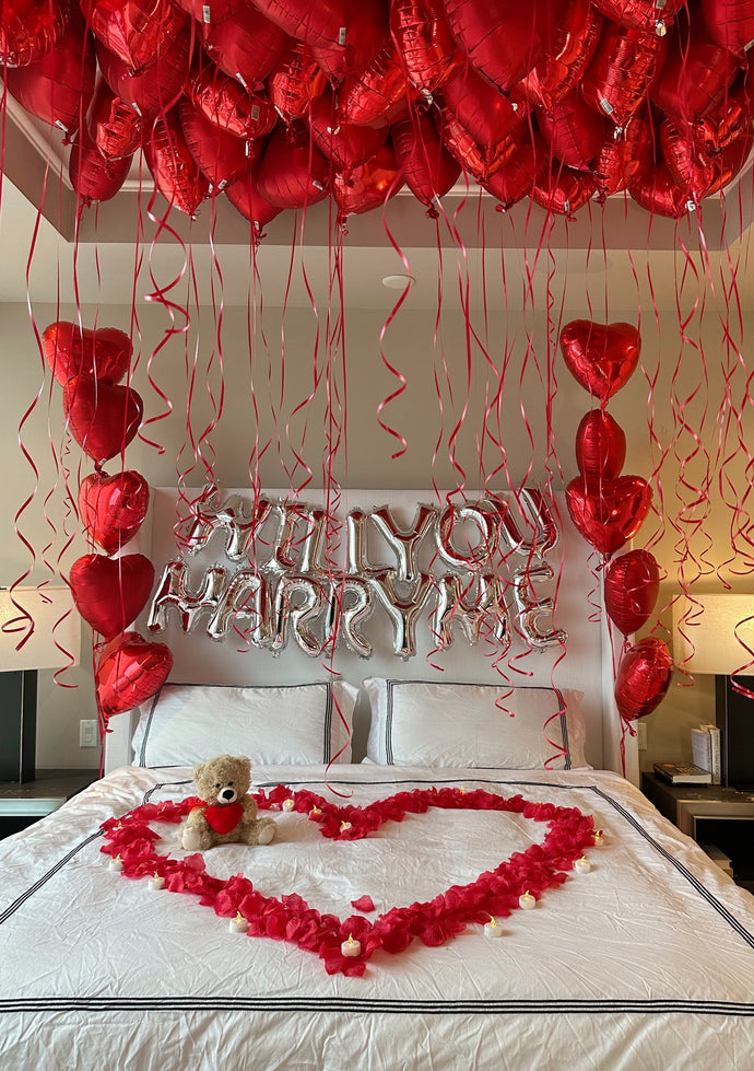 Classic Romantic "Will You Marry Me?" Proposal Package – Cutie Balloons