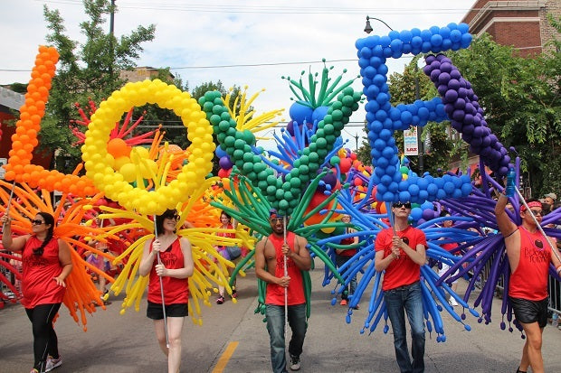 Pride Parade - XL BALLOON LETTERS - BIODEGRADABLE BALLOONS – Cutie Balloons