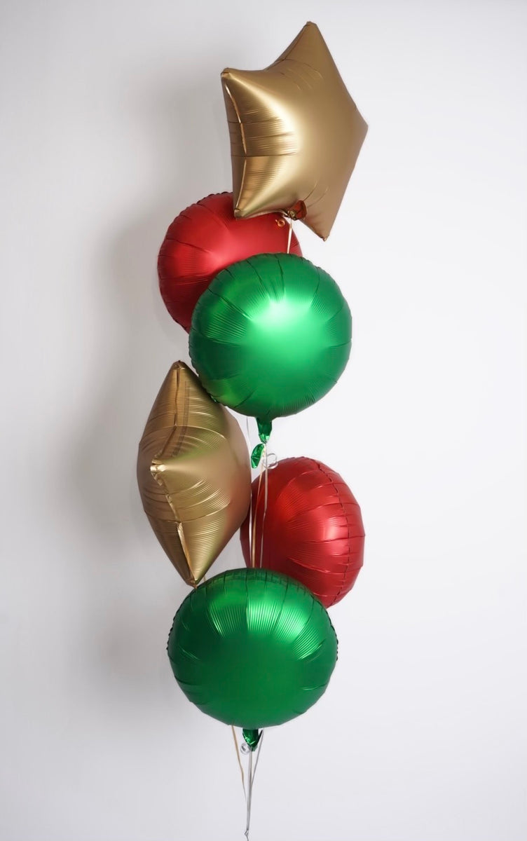 Assorted Foil Balloons Holiday Balloon Bouquet – Cutie Balloons